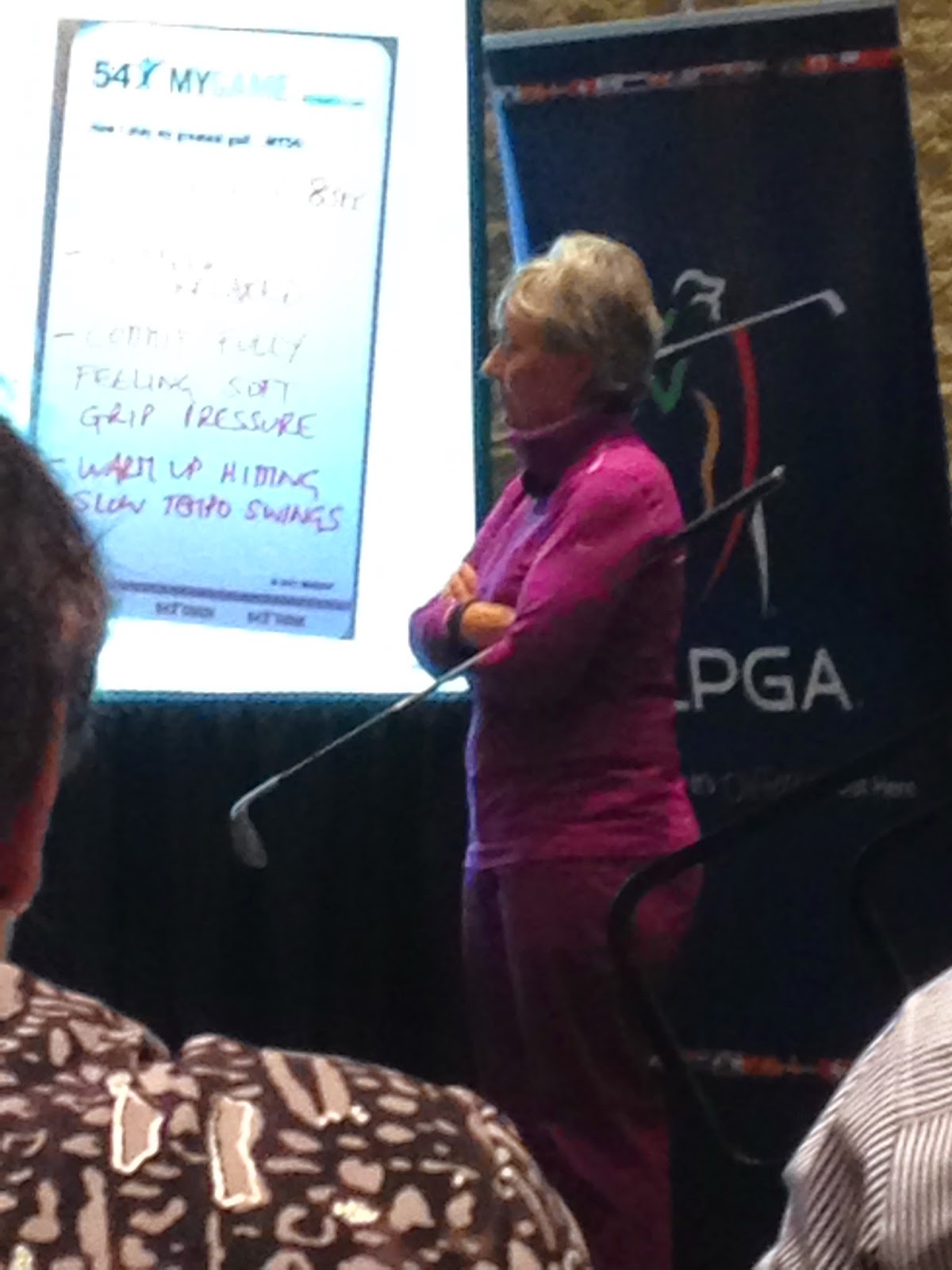 Kuniko's LPGA Golf Lesson: LPGA Seminar with Vision 54 Coach :Pia ...